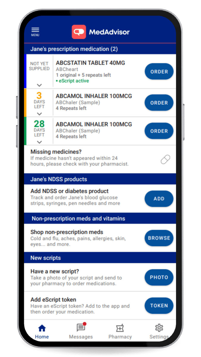 eScripts | Electronic Prescriptions App - My Medadvisor